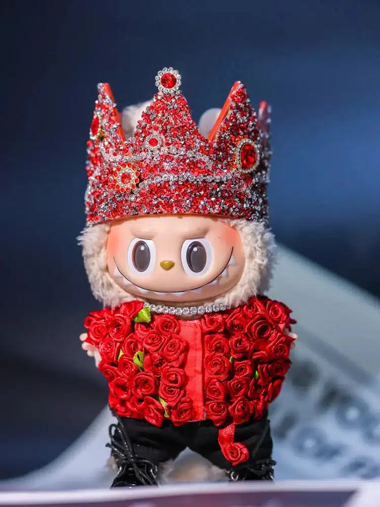 LABUBU G-Dragon Red Rose & Crown Outfit – Stylish Doll Clothes Inspired ...