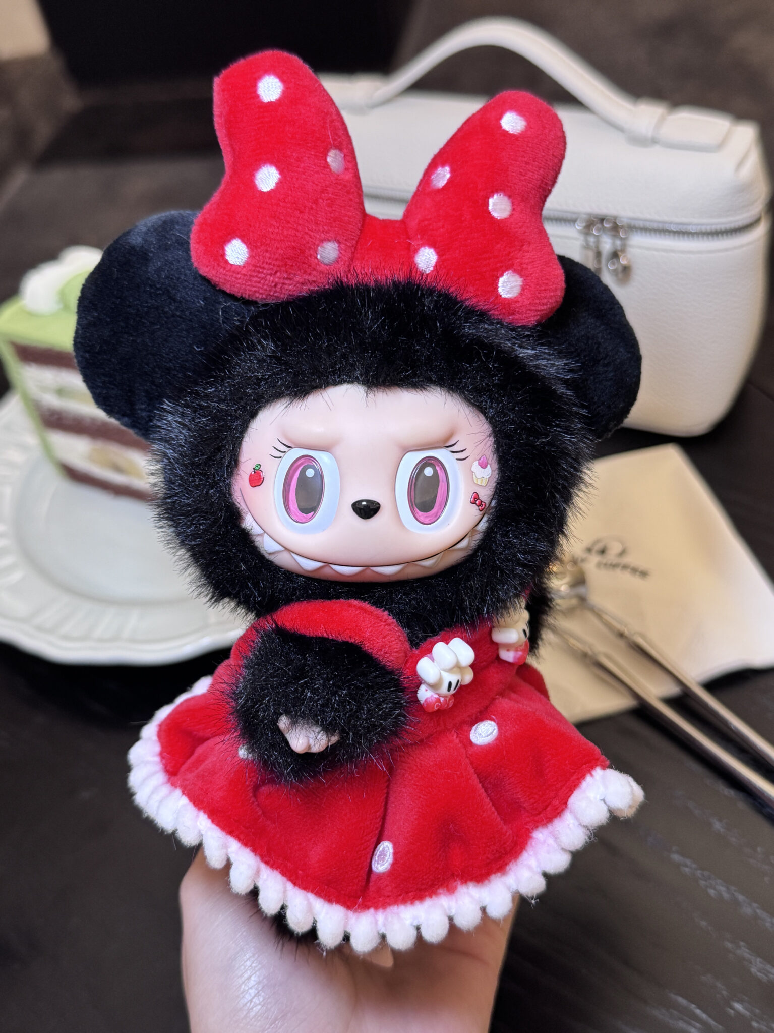 Mickey & Minnie Labubu Custom Dolls – OOAK POP MART Series 1 Macaron ...